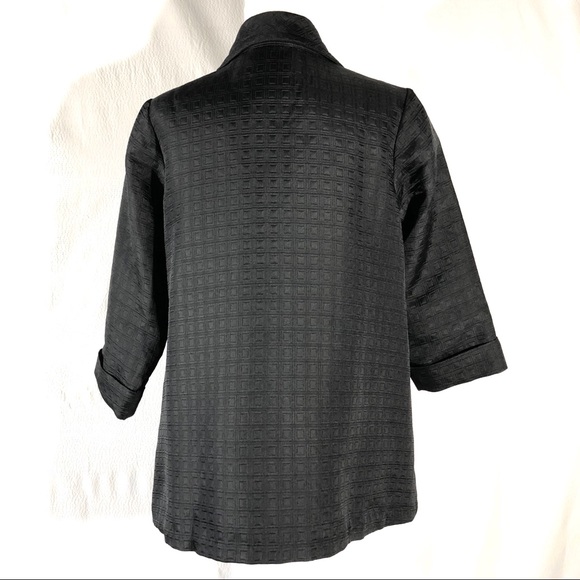 George Simonton | Jackets & Coats | Simonton Says Black Oversized 34 ...